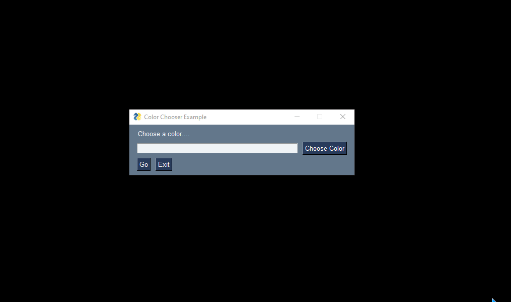 [ Enhancement ] Add an initial color option to ColorChooserButton() so that dialog opens to that ...