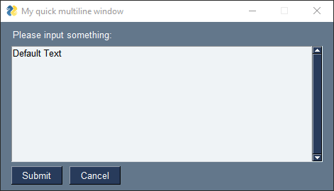 [ Enhancement] Add a multi-line popover · Issue #5838 · PySimpleGUI/PySimpleGUI · GitHub