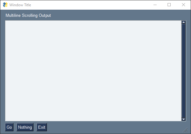 Question: How to automatically update the MultiLine element. · Issue #5953 · PySimpleGUI ...