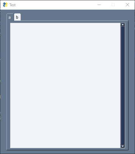 [Bug] Tabs without text do not update returned values dictionary for TabGroup when swapping ...
