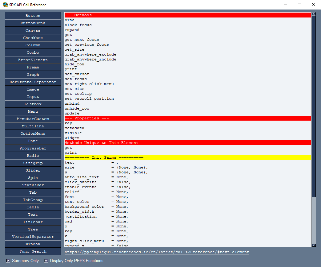 [Question] Reading text from sg.Text widget · Issue #6292 · PySimpleGUI/PySimpleGUI · GitHub
