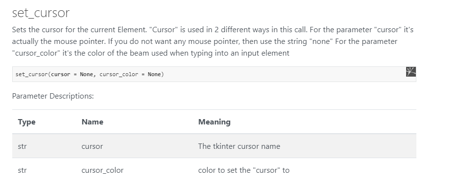 [Question] Cursor is invisible inside text fields · Issue #6295 · PySimpleGUI/PySimpleGUI · GitHub