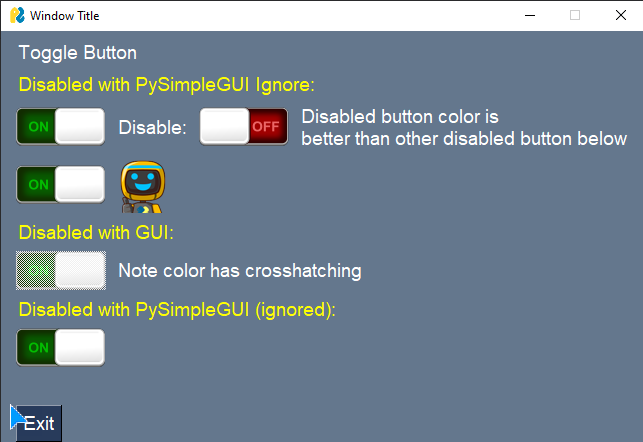 [Bug] MacOS TK/TTK buttons appear enabled when disabled · Issue #6316 · PySimpleGUI/PySimpleGUI ...