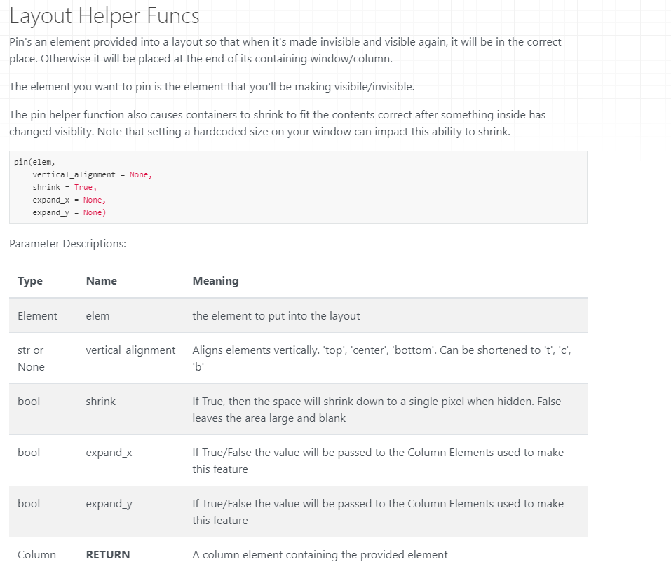 [Question] Resize the gui (shrink) when I hide/destroy rows/data ? · Issue #6506 · PySimpleGUI ...