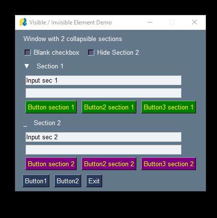 [Question] Resize the gui (shrink) when I hide/destroy rows/data ? · Issue #6506 · PySimpleGUI ...