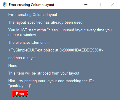 [ Enhancement] Support for scrollable columns for `Window.extend_layout ...