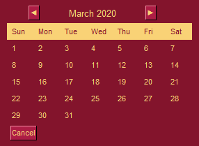 [Enhancement] Add firstweekday paramets to CalendarButton constructor, at now it is hardcoded in ...