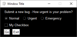 [Bug] Checkbox text with DarkBlack theme shows as black. · Issue #2727 · PySimpleGUI/PySimpleGUI ...