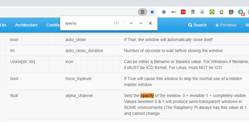[ Question] Setting Background color transparency · Issue #2755 · PySimpleGUI/PySimpleGUI · GitHub