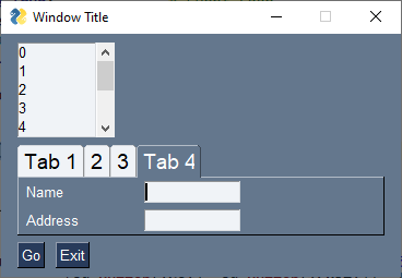 [ Bug ] Tab text cutoff on right-most tab · Issue #2884 · PySimpleGUI ...