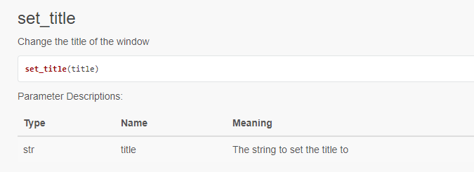 [Enhancement] - Change window title · Issue #1276 · PySimpleGUI/PySimpleGUI · GitHub