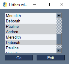 [Question] Scroll to selection in listboxes, PySimpleGUIQt · Issue ...