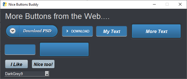 [ Help Wanted ] Nice looking button graphics wanted.... · Issue #3412 · PySimpleGUI/PySimpleGUI ...