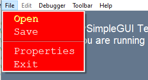 [ Enhancement ] controls for the menu background and text colors ...