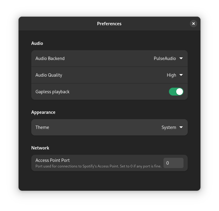 [Feature Request] Follow device "theme" · Issue #553 · xou816/spot · GitHub