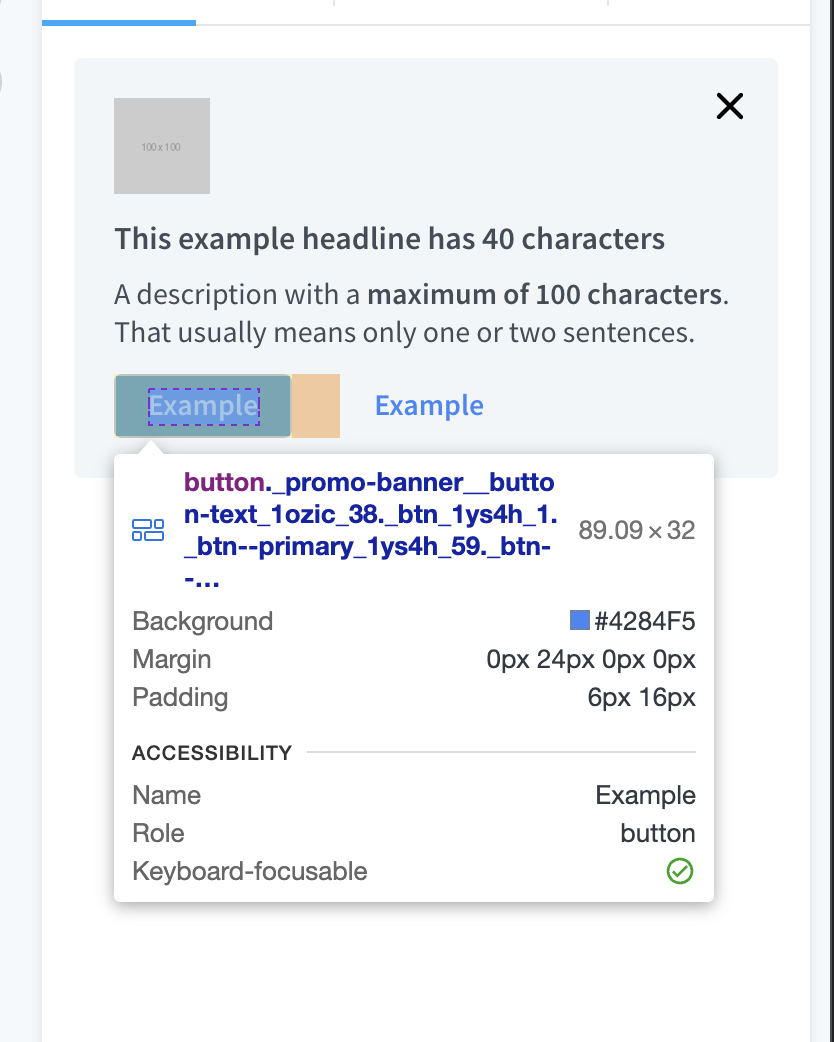 [Promo banner] Wrong paddings · Issue #407 · livechat/design-system · GitHub