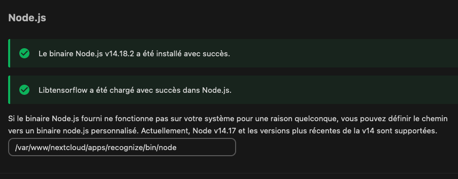 Newer Nodejs version required for recognize addon. · Issue #587 ... Newer Nodejs version required for recognize addon. · Issue #587 ...