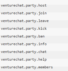 There is a conflict between the "VentureChat" plugin and the "party" command. · Issue #4823 ...
