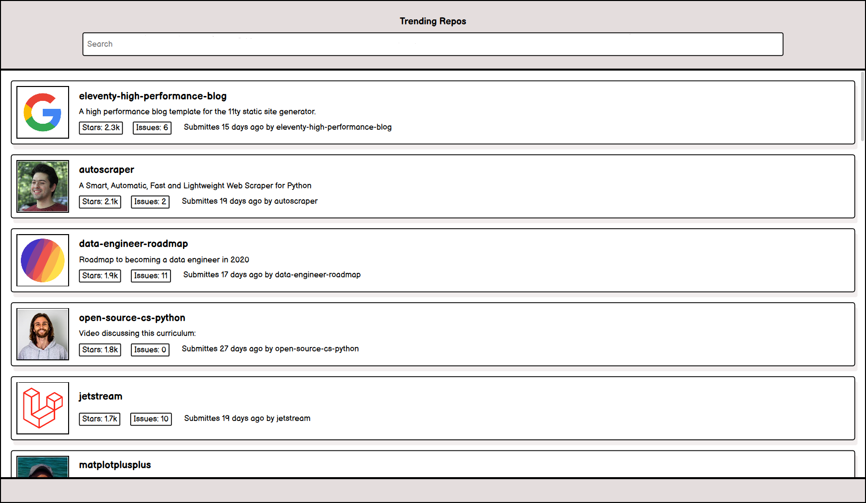 GitHub - HnadaMohamed/frontend-coding-challenge