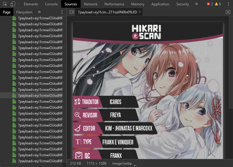 [Hikari Scan] Downloading Unexpected Format · Issue #2892 · manga-download/hakuneko · GitHub