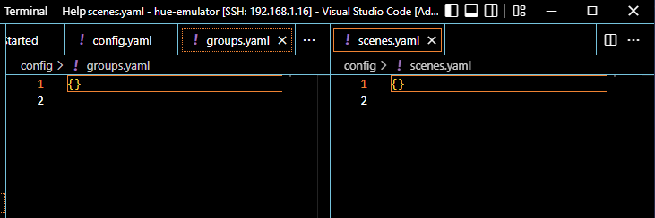 Yaml files being saved as "json" · Issue #858 · diyhue/diyHue · GitHub