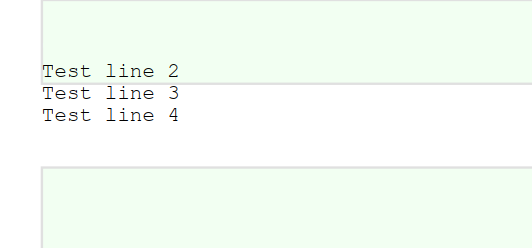 First line of text report on Page 1 not being printed when a rectangle has been created · Issue ...
