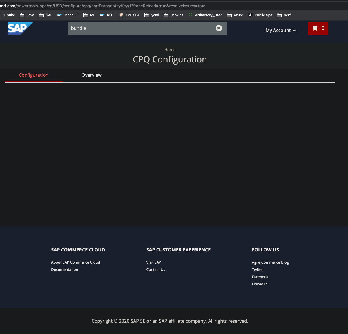 Edit Configuration in Saved Carts Broken · Issue #12254 · SAP/spartacus · GitHub