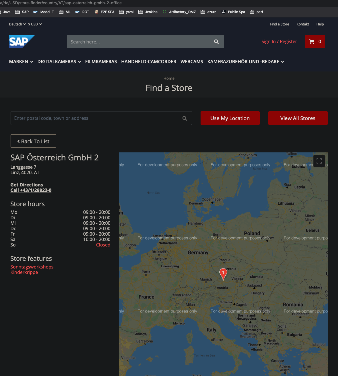 Store Opening Hours Are Not Displayed For German Language · Issue 11367 · Sap Spartacus · Github