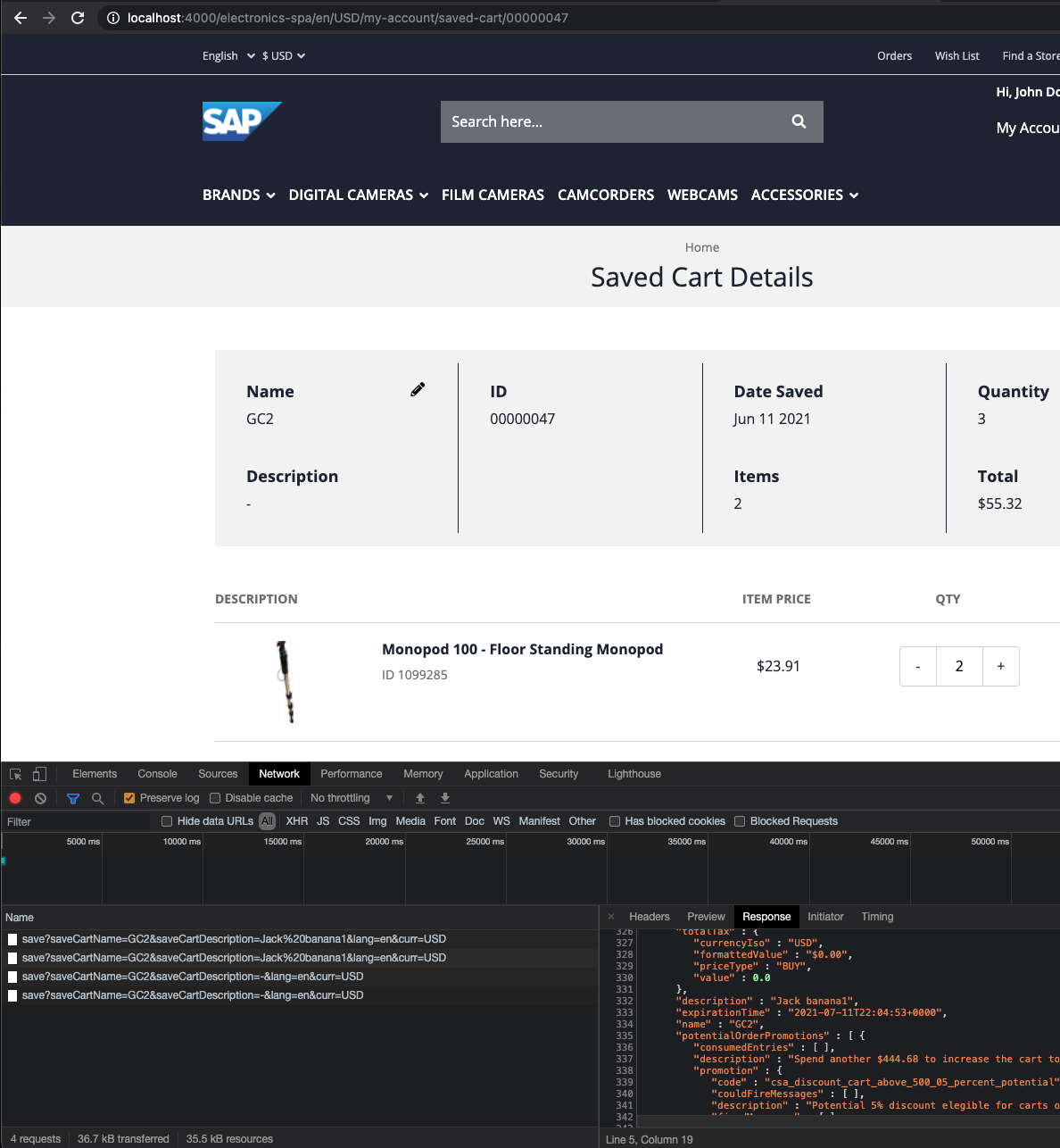 Saved carts: can't delete description when editing · Issue #11807 · SAP/spartacus · GitHub