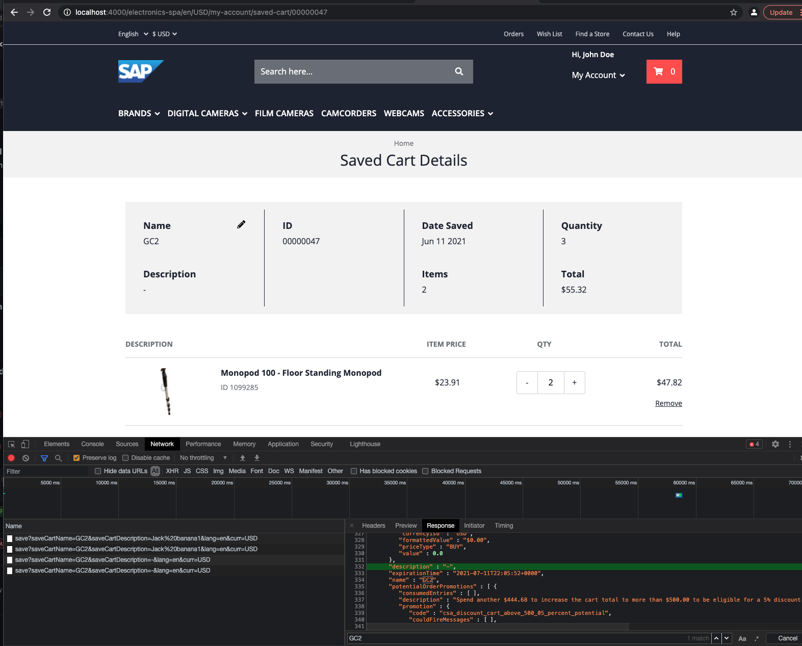 Saved carts: can't delete description when editing · Issue #11807 · SAP/spartacus · GitHub