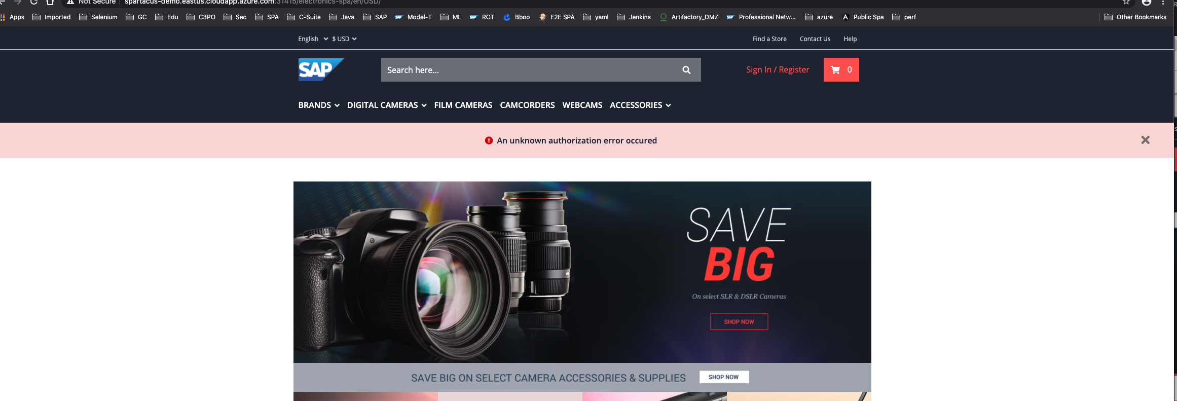 Error message displayed after logout on Order History page · Issue #7865 · SAP/spartacus · GitHub