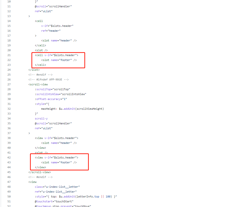 u-index-list 组件插槽显示与否判断错误 · Issue #293 · umicro/uView2.0 · GitHub