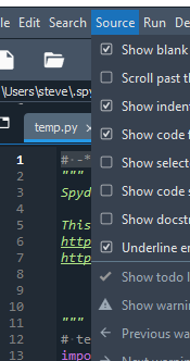 Spyder 5: Code folding triangle disappeared · Issue #15230 · spyder-ide ...