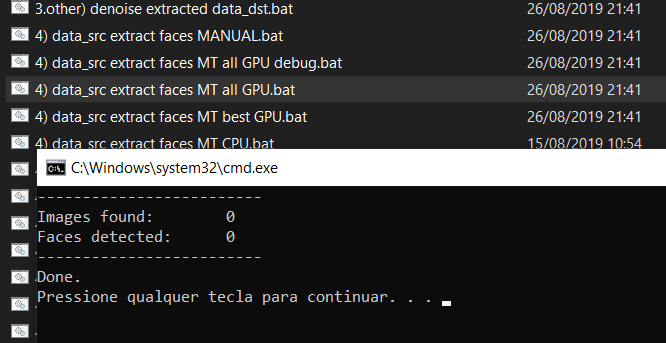 data_dst and data_src extract faces (any bat) don't work at all · Issue #335 · iperov ...