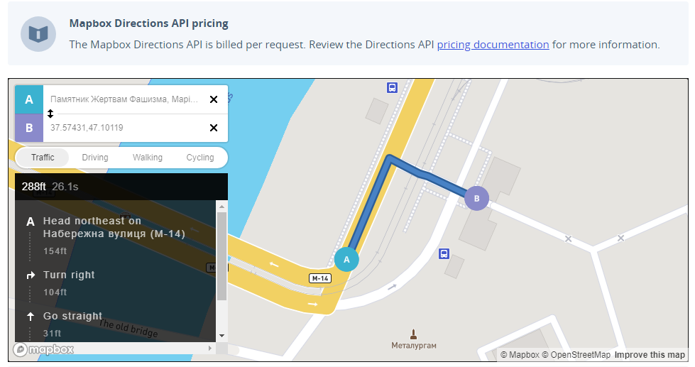 Mapbox Directions profile for roads of type access = private · Issue #4105 · mapbox/mapbox ...
