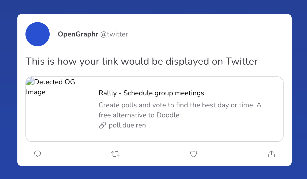 Open graph tag url incorrect · Issue #378 · lukevella/rallly · GitHub