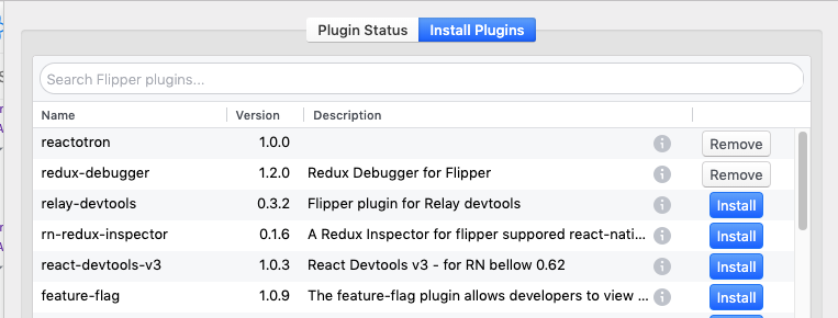 Flipper not shows installed plugins · Issue #1254 · facebook/flipper · GitHub