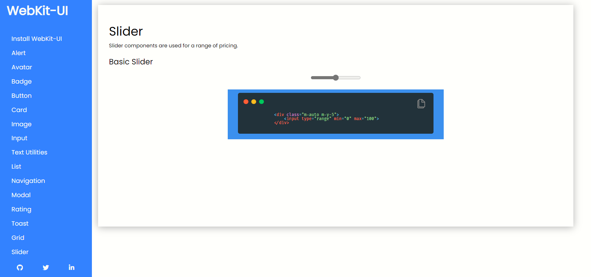 GitHub - saketkum11/WebKit-UI: WebKit-UI Component Library