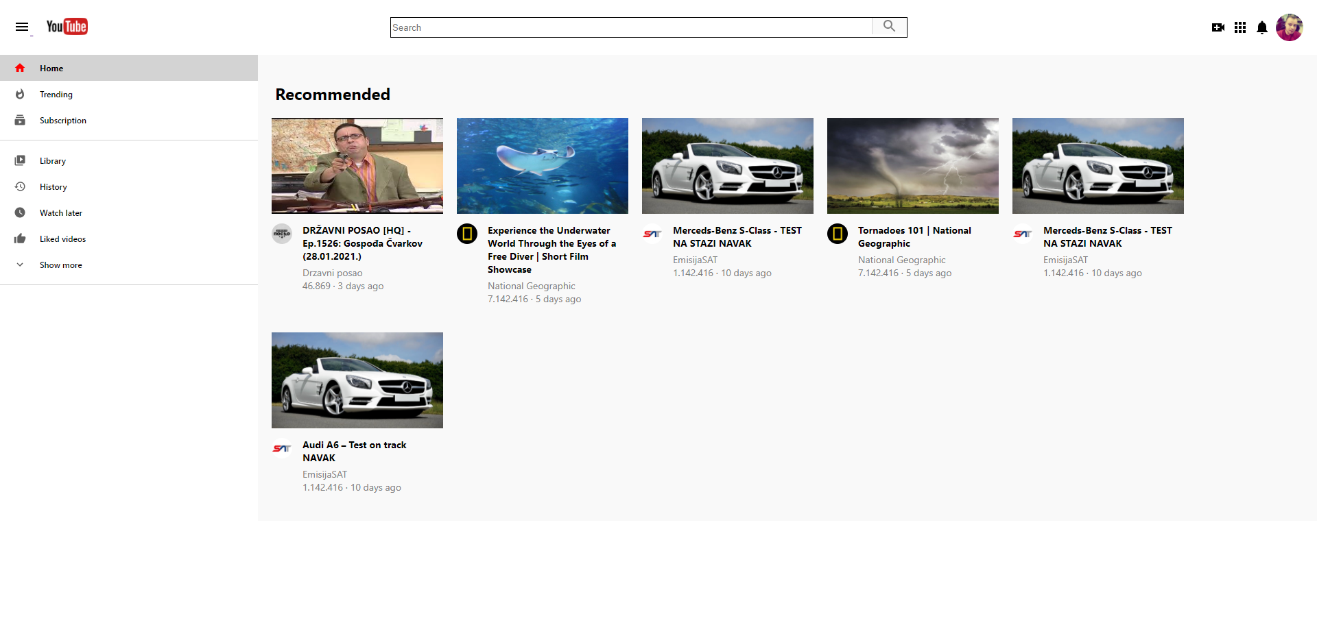 GitHub - MilosKatic/youtube-demo-Reactjs: Youtube frontend clone