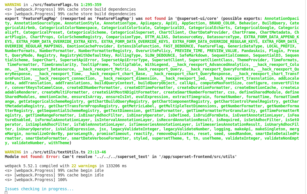 Developement Mode Up | Facing Issue | Containers throwing error · Issue ...