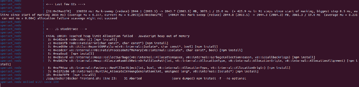 Developement Mode Up | Facing Issue | Containers throwing error · Issue #17333 · apache/superset ...