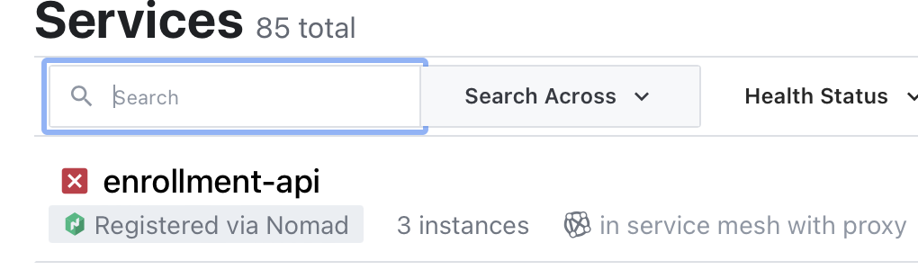 Consul UI reports services unhealthy when they are not when intentions are used · Issue #12525 ...