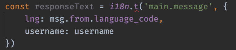 Mismatch argument type of `t` function when passing a desired object to its options arg · Issue ...