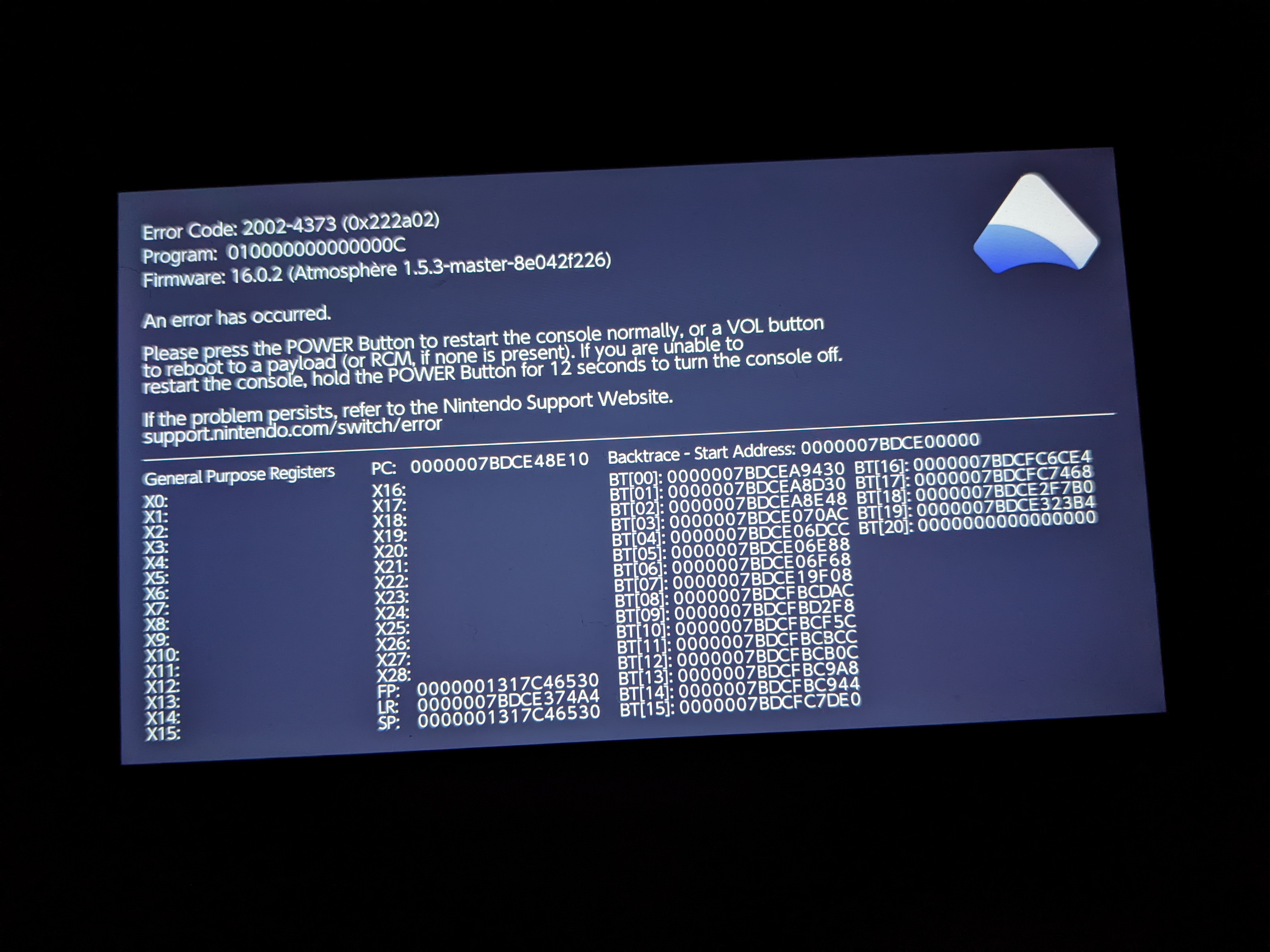 BCat Persistent Delayed System Crash (2002-4373 0x222a02 ...