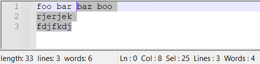 Is it possible to see the word count in the status bar? · Issue #13581 ...