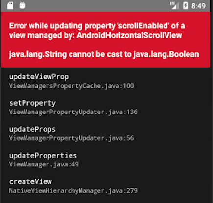 react-navigation / material-top-tabs || not work in Android when implement scrollEnabled: 'true ...