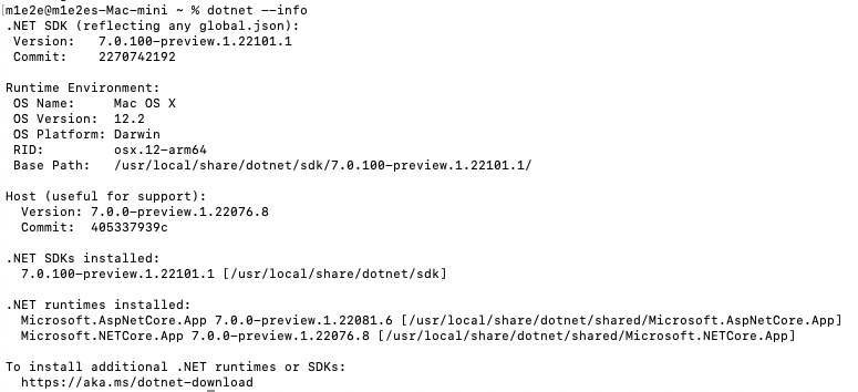 Debugging failed on VSCode with SDK arm64 7.0.100-preview.1.22101.1 · Issue #142822 · microsoft ...