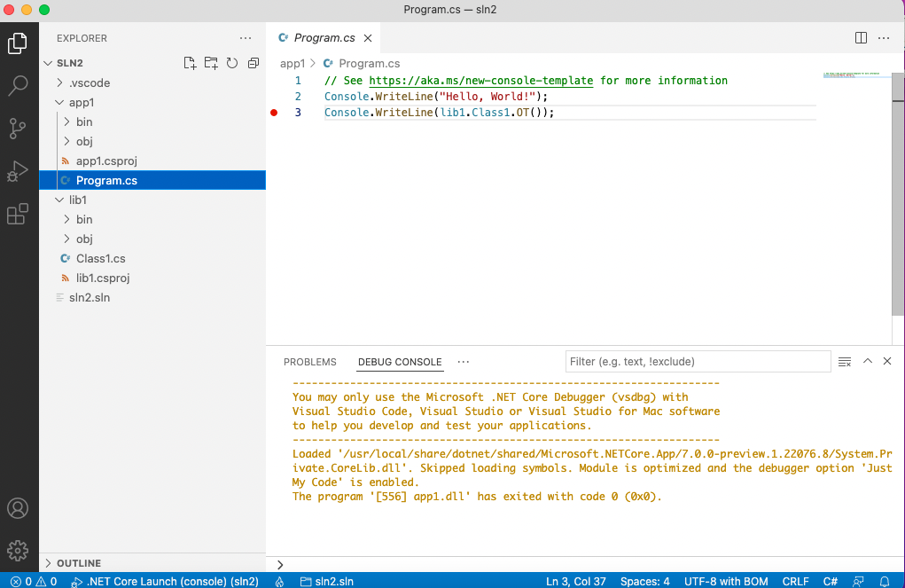Debugging failed on VSCode with SDK arm64 7.0.100-preview.1.22101.1 · Issue #142822 · microsoft ...