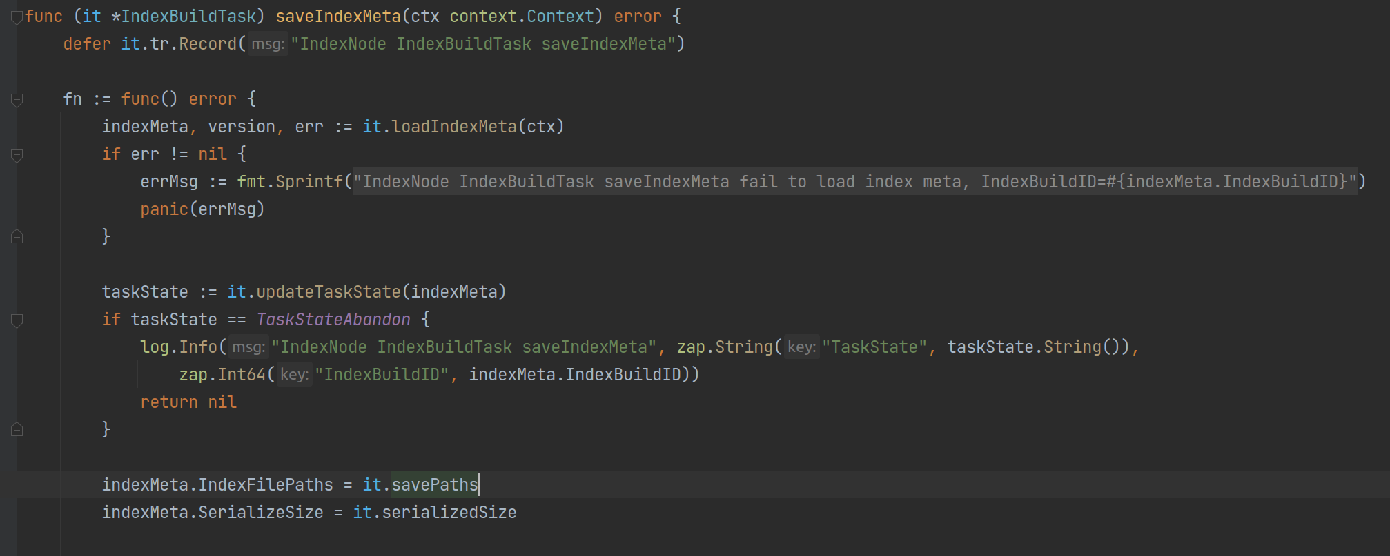 Bug Milvus Spamming Console No Index Params In Index File · Issue 16265 · Milvus Iomilvus 