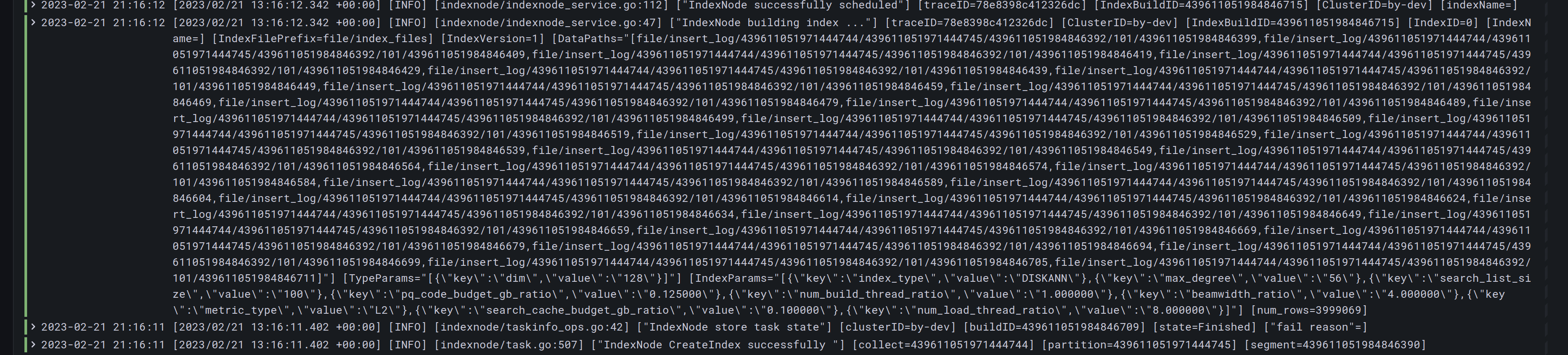 [Bug]: [benchmark][diskann] Milvus create diskann index, Causes indexnode pod OOM restart ...